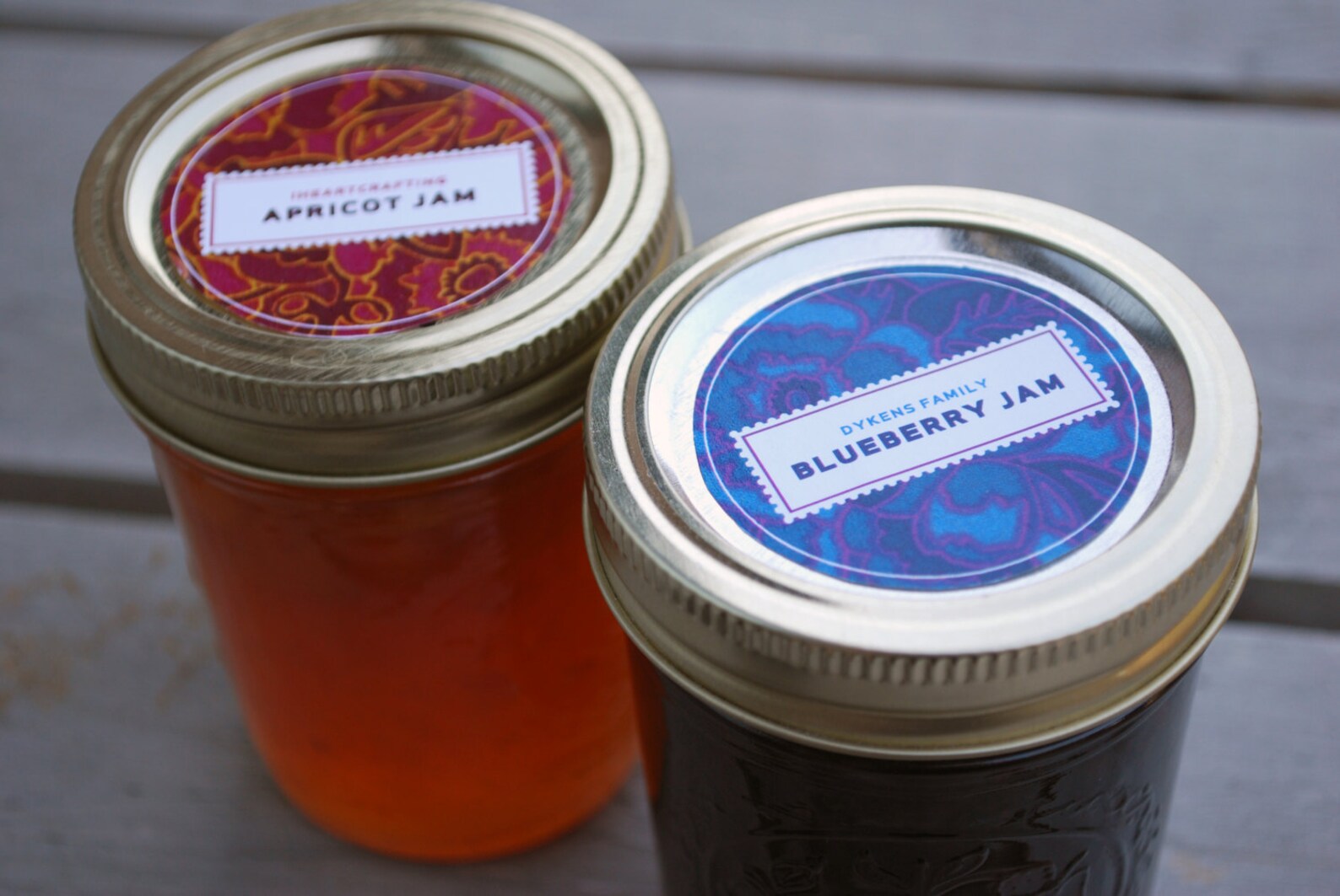 Printable Canning Labels in Red Custom and Editable Type | Etsy