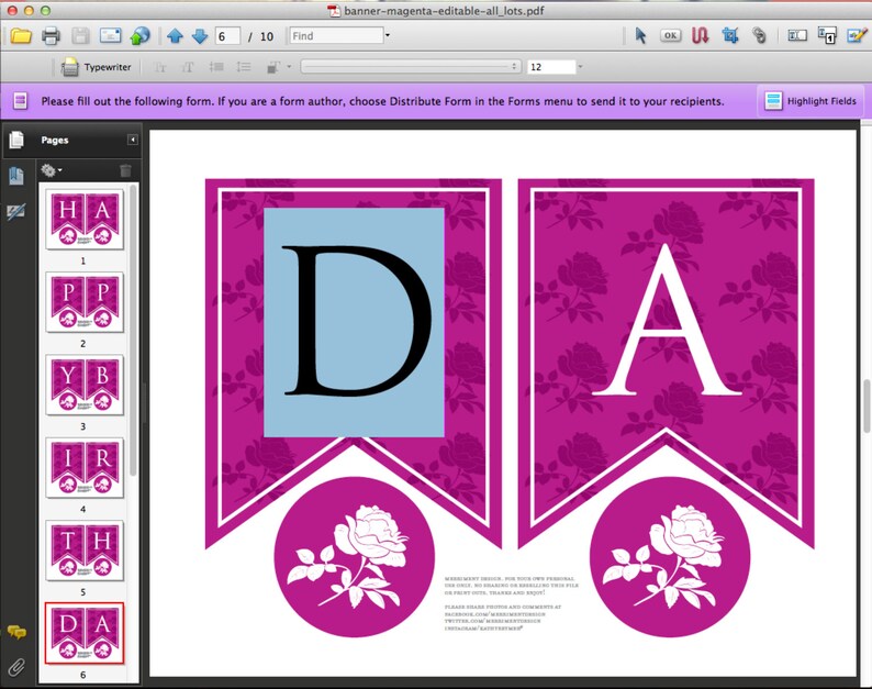 Personalized "all the Princesses" Princess Birthday Banner Printable ...