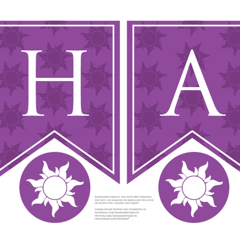 Tangled Sun Banner - Etsy