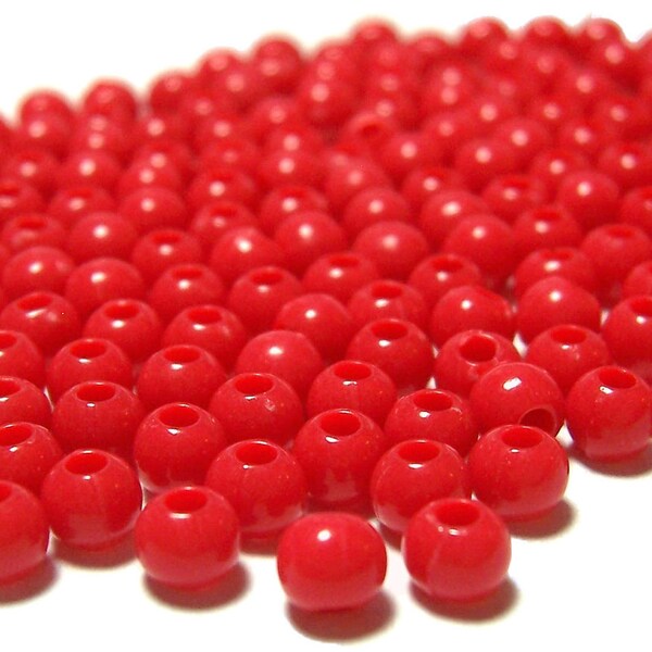 Round Acrylic Bead - Etsy