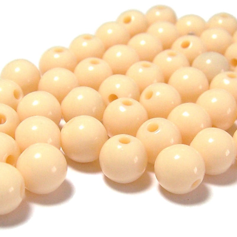 Cream Beads - Etsy