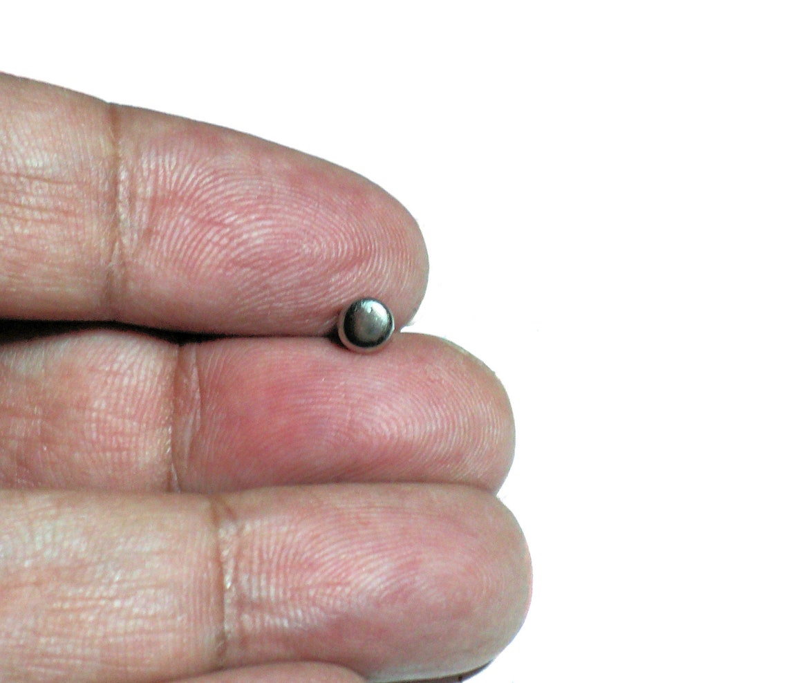 4mm Flat Nail Head Rivets Pronged Studs 100pcs - Etsy