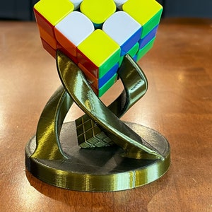 Rubik's Cube Stand, Cube Stand, Twisted Cube Stand, Stand, Display ...