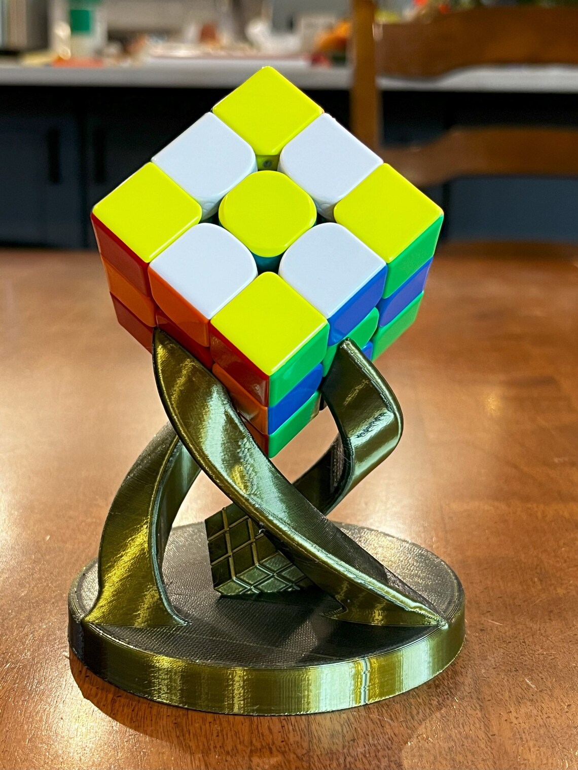 Rubik's Cube Stand, Cube Stand, Twisted Cube Stand, Stand, Display ...