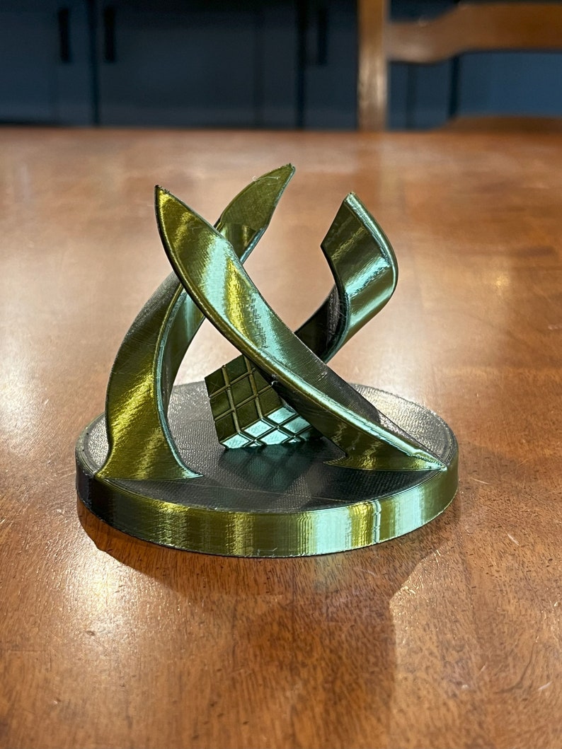 Rubik's Cube Stand, Cube Stand, Twisted Cube Stand, Stand, Display ...