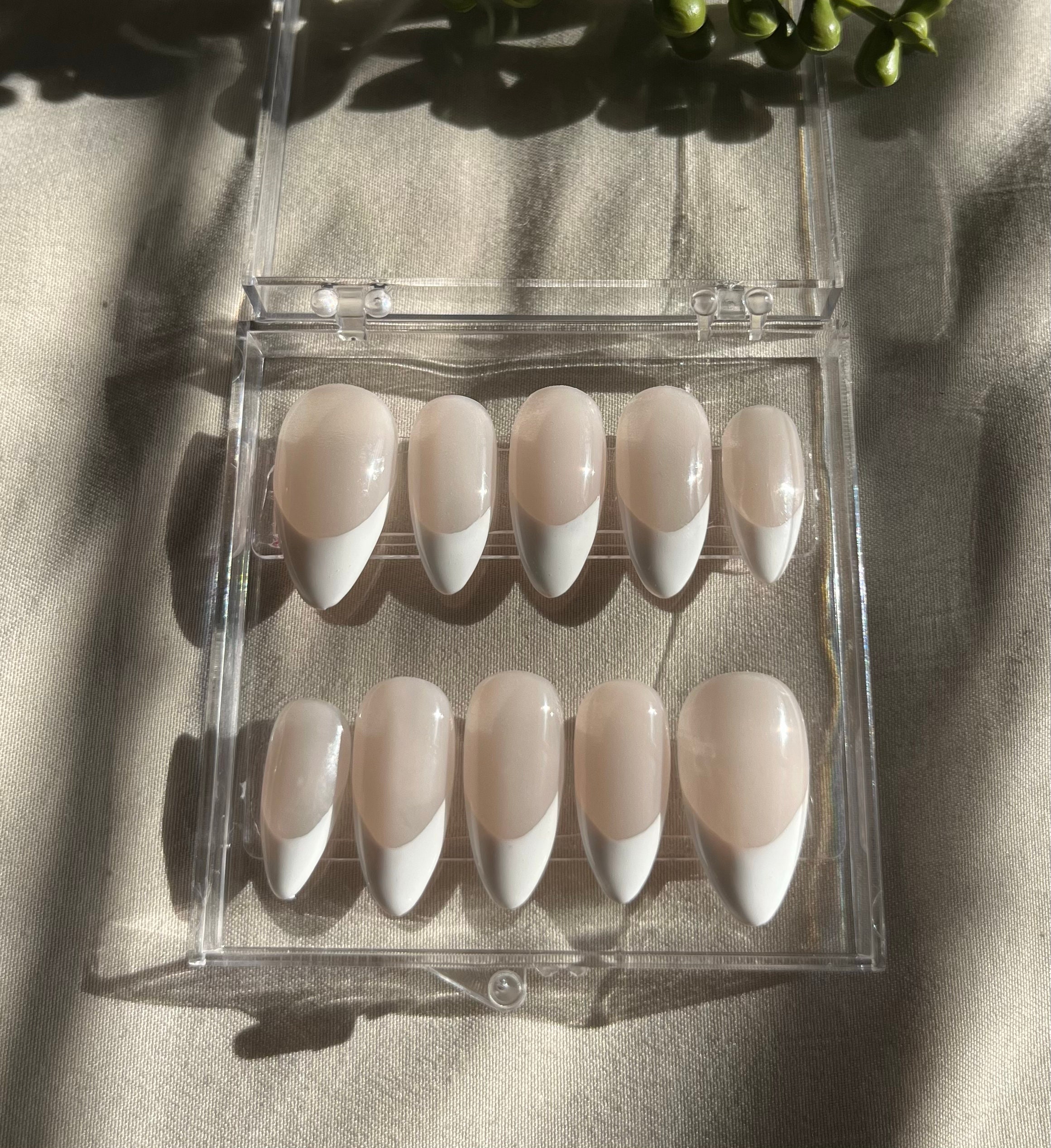 French Tip Press-on Nails | Press on Nails | French Tips | Simple Nails ...