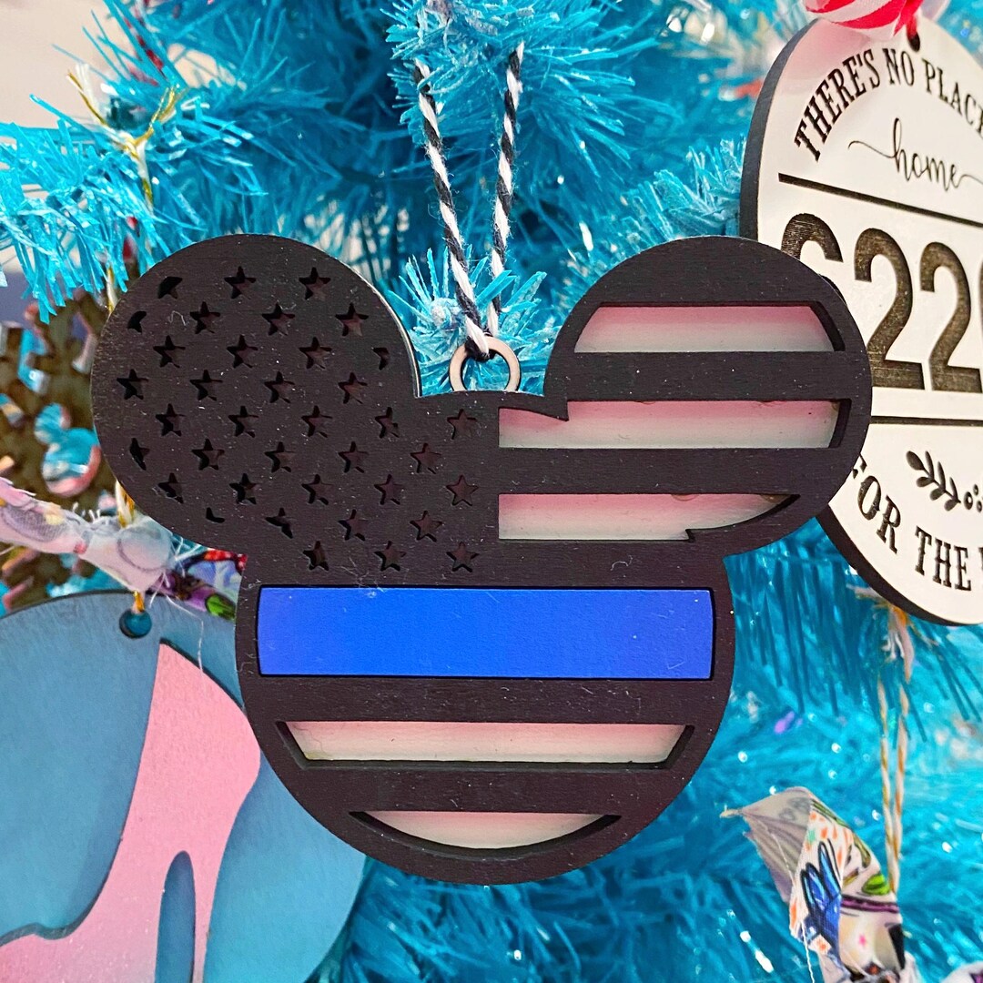 First Responder Mouse Christmas Ornament Laser File, SVG, DXF, DIY ...