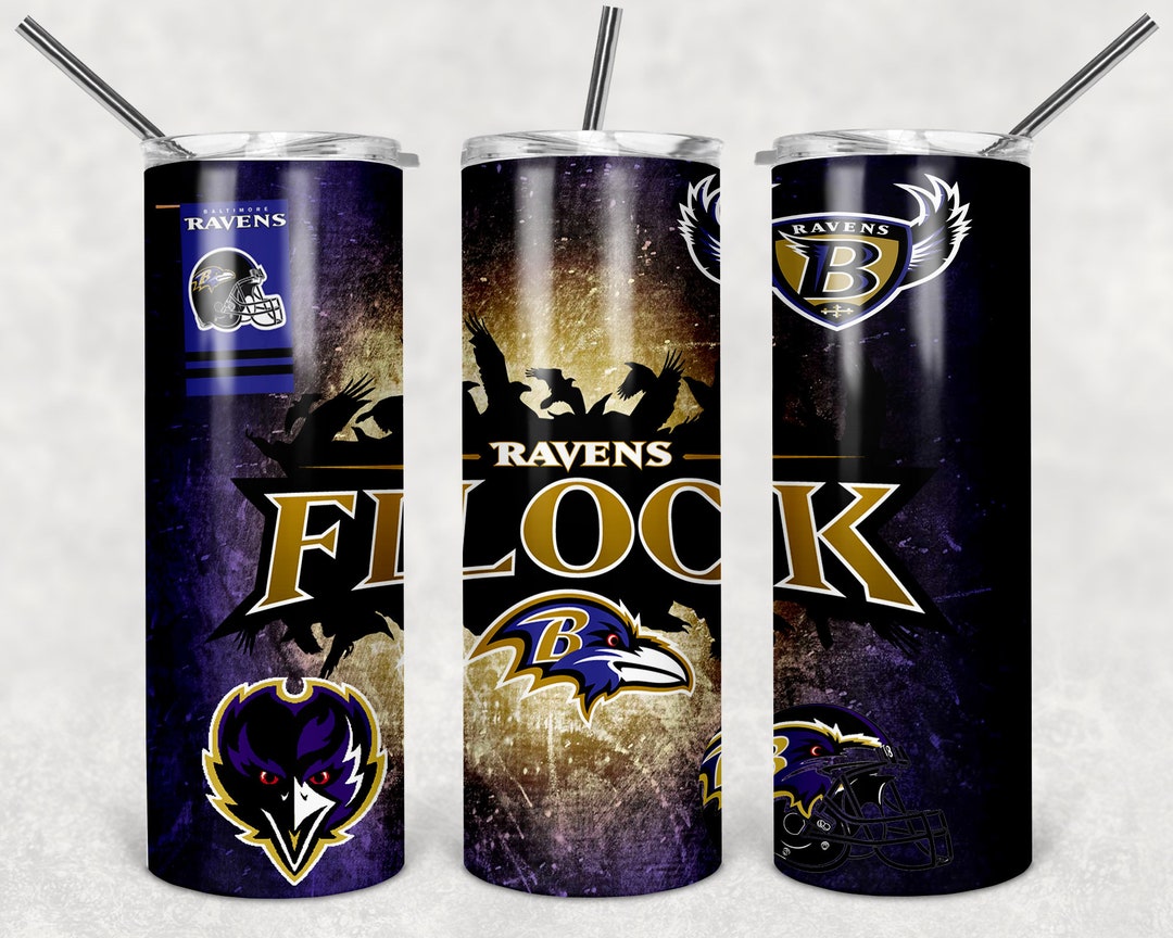 Ravens Inspired Tumbler Wrap flock - Etsy