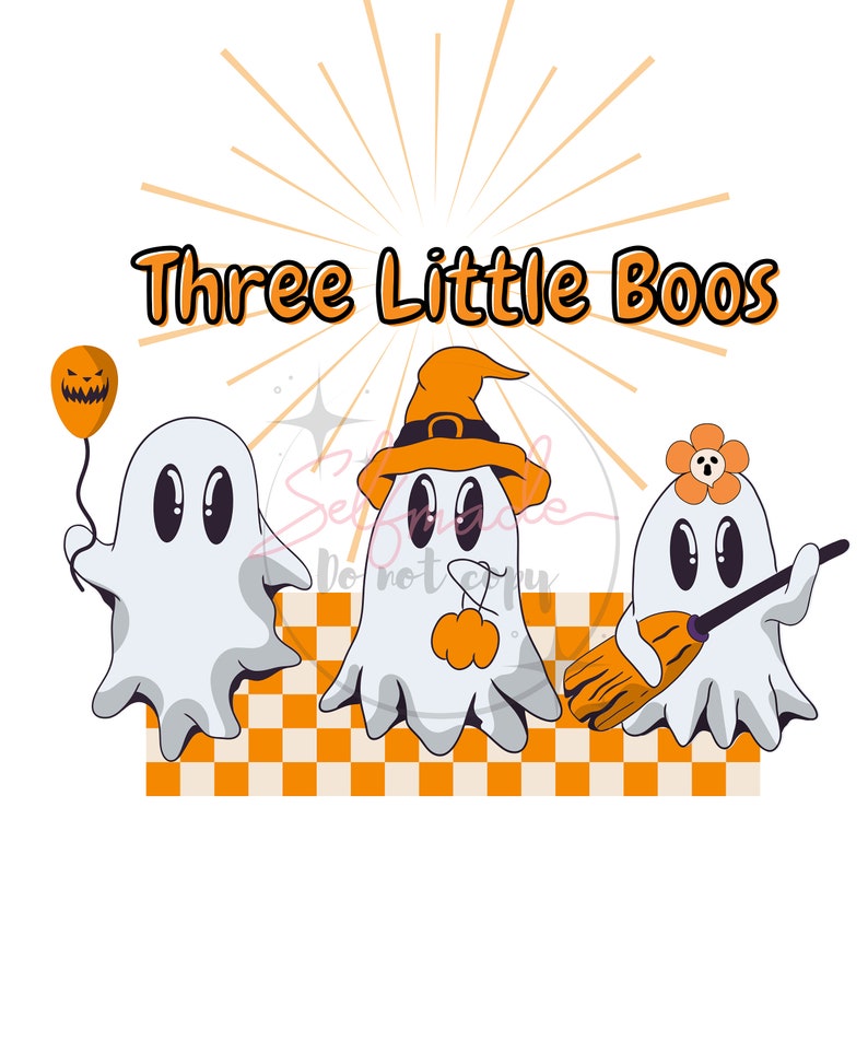 Cute Halloween PNG Ghost Clipart, Cute Ghost Shirt Design, Groovy Ghost ...