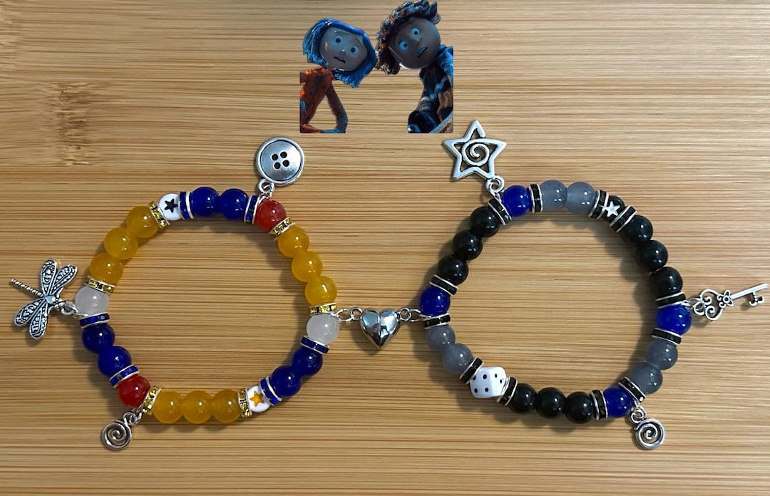 Coraline and Wybie Bracelets, Coraline Bracelets, Matching Bracelets ...