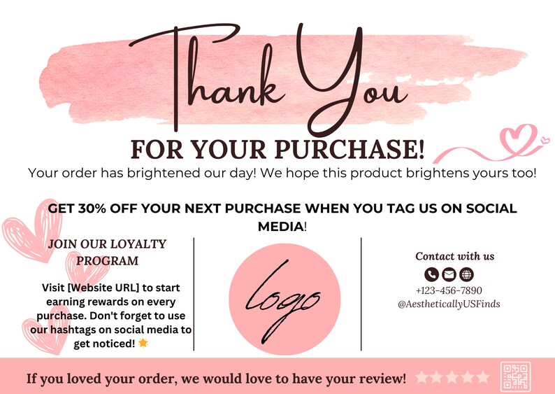 DIY Thank You Cards: Boost Brand & Sales With Personalized Packaging ...