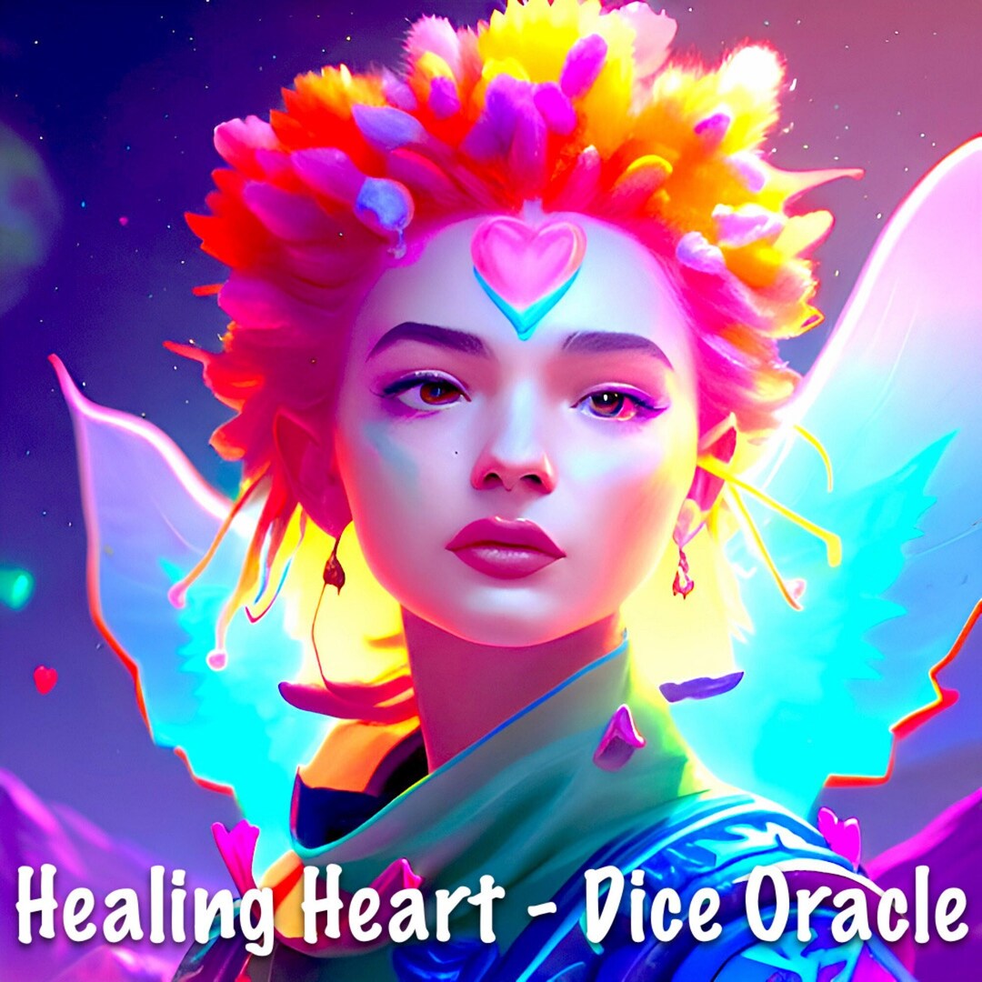 Healing Heart - Dice Oracle Instant Download - Etsy