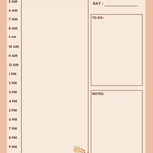 Fall Monthly, Weekly, Daily Planner and Note Pages - Etsy