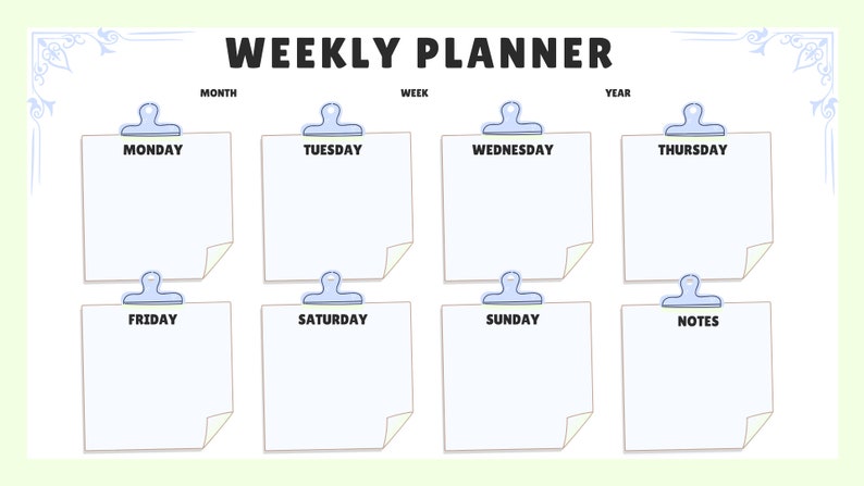 Weekly Planner Bundle Editable Template (32 Pages) - Etsy