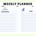 Weekly Planner Bundle Editable Template 32 Pages - Etsy