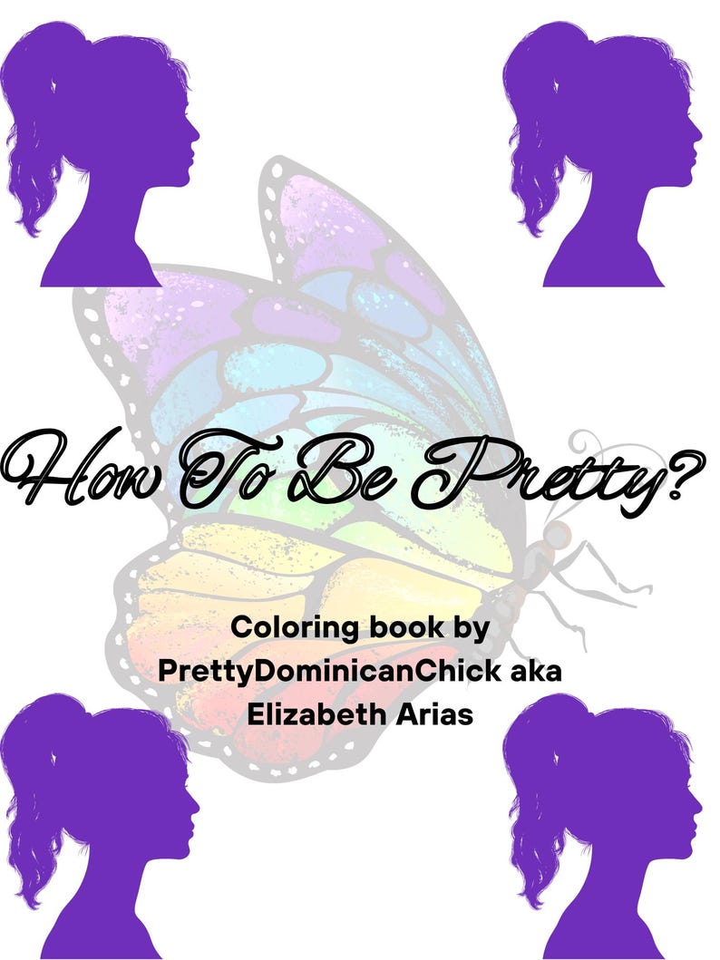 How to Be Pretty Coloring Book - Etsy