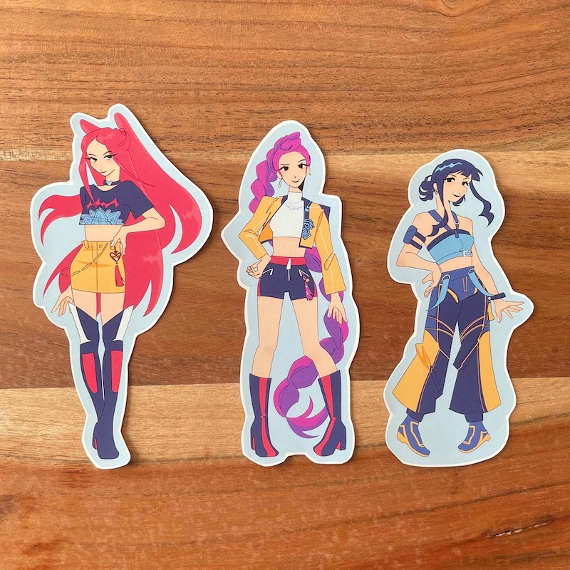 Pegatina de huntrix - Etsy México