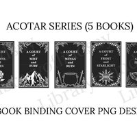 ACOTAR, Book Rebind, Rebinding, Book Cover - Digital Download - Cover ...