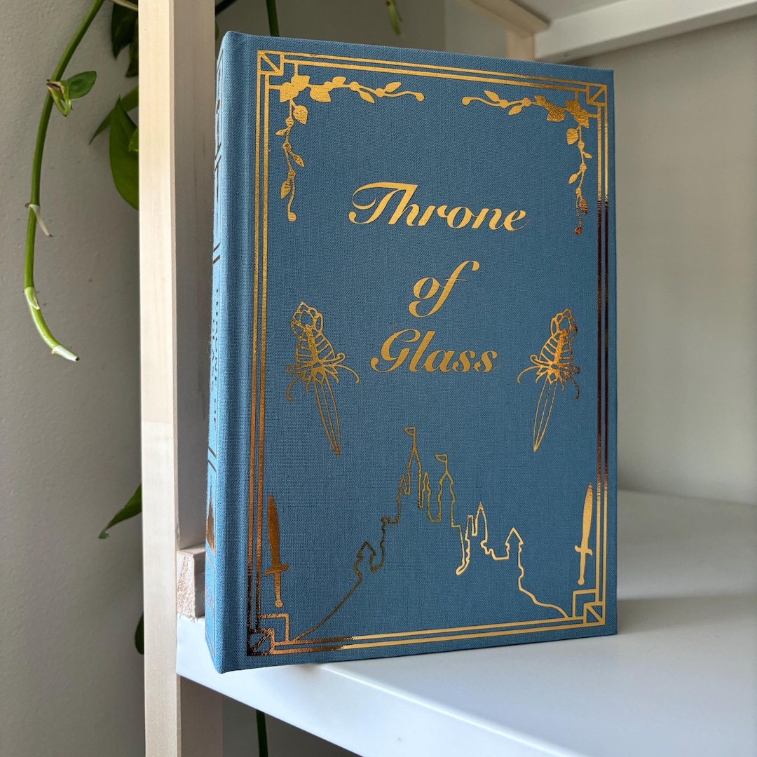 Throne of Glass Bookbinding Cover Design PNG Digital File, Throne of ...