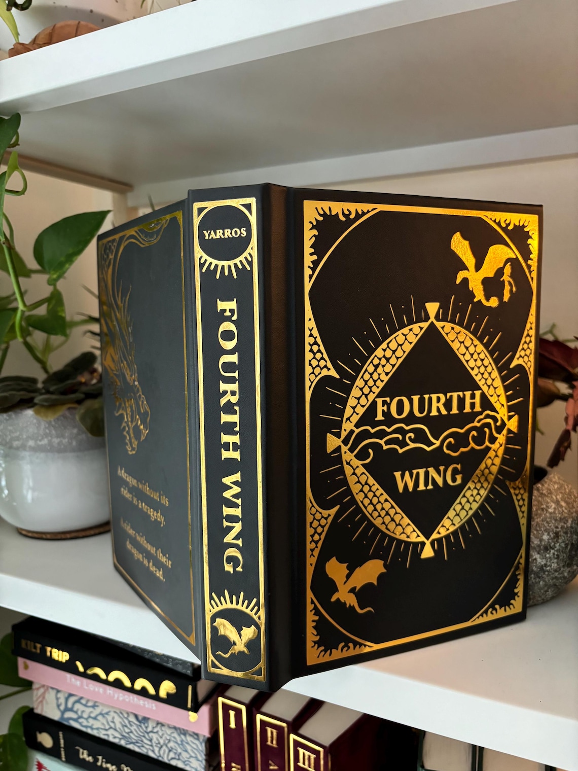 Fourth Wing Book Cover Design PNG File, Cover Art, Vinyl Design, Book ...