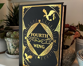 Fourth Wing Bookbinding Cover Design SVG Files, Vinyl Book Cover Design ...