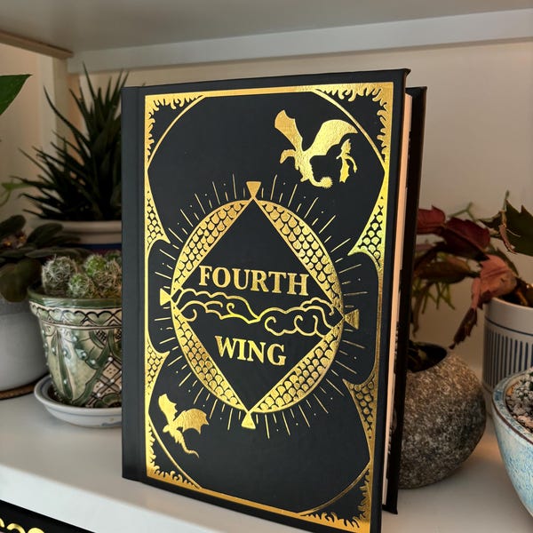 Fourth Wing Book Cover - Etsy