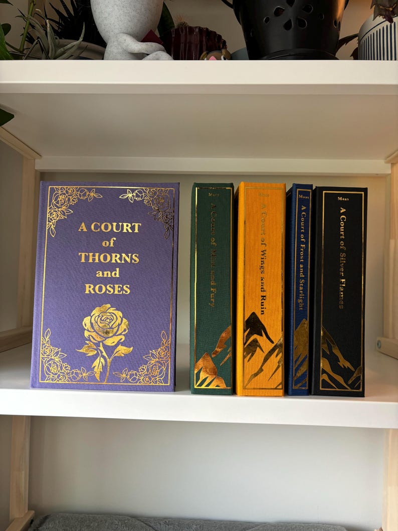 A Court of Thorns and Roses Full Series Book Cover DIGITAL Designs ...