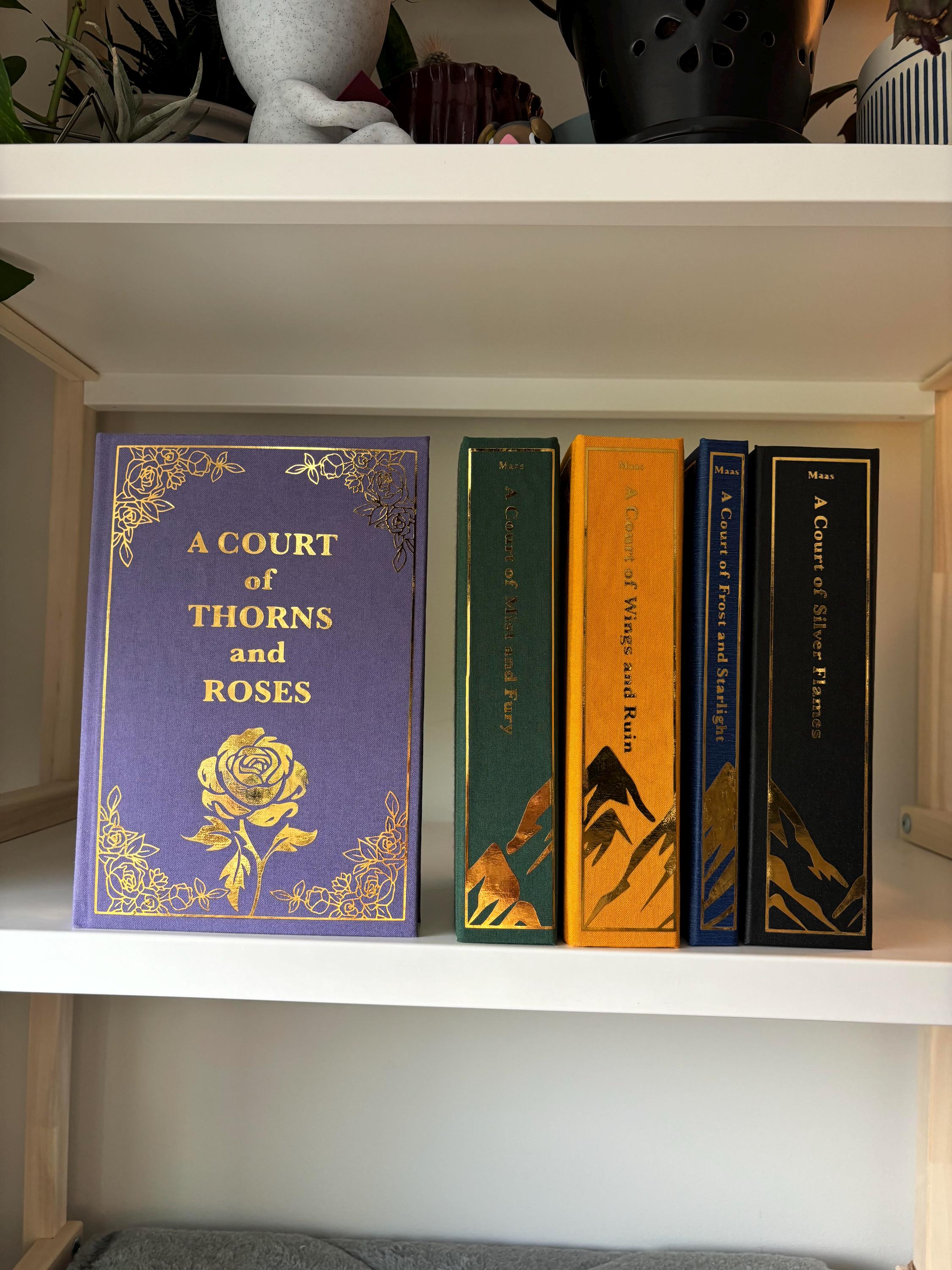 A Court of Thorns and Roses Full Series Book Cover DIGITAL Designs ...