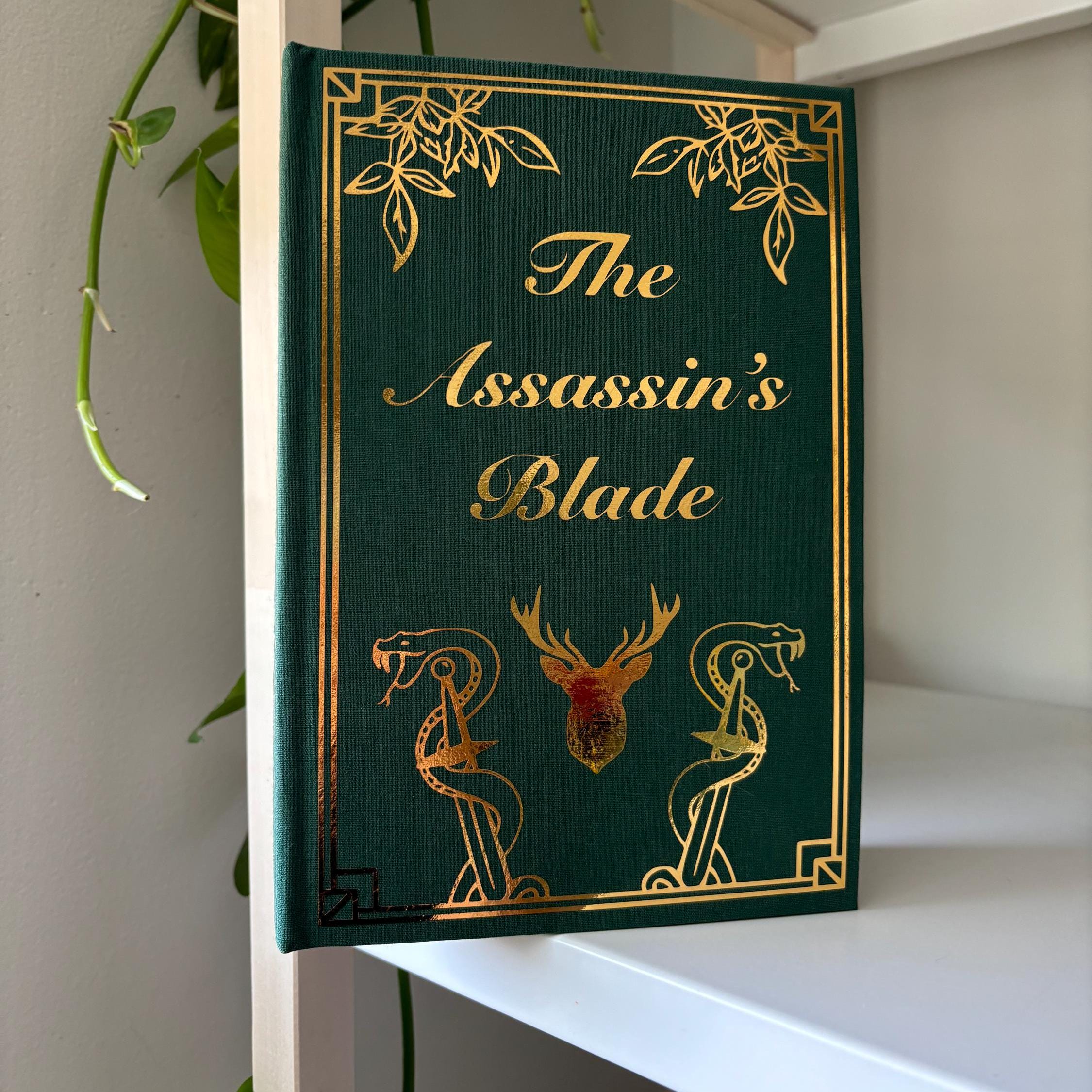 The Assassin's Blade Bookbinding Cover Design PNG Digital File, Throne ...