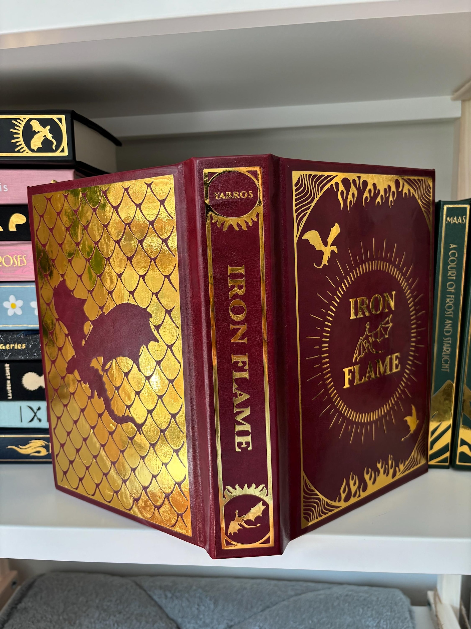 Iron Flame Book Cover Design, PNG Design, Bookbinding Design, Digital ...