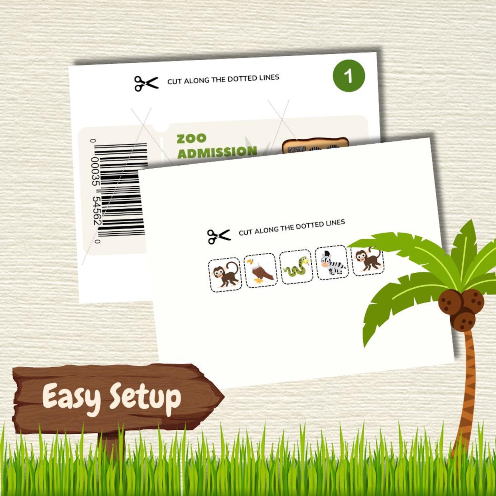 Safari Zoo Escape Room for Kids, Printable Escape Game, Solve 4 Clues ...
