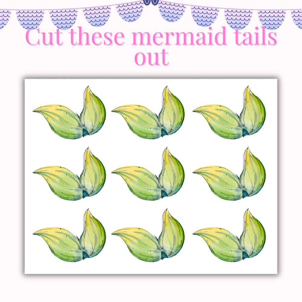 Pin the Tail on the Mermaid, Birthday Party Game ,printable Kids ...