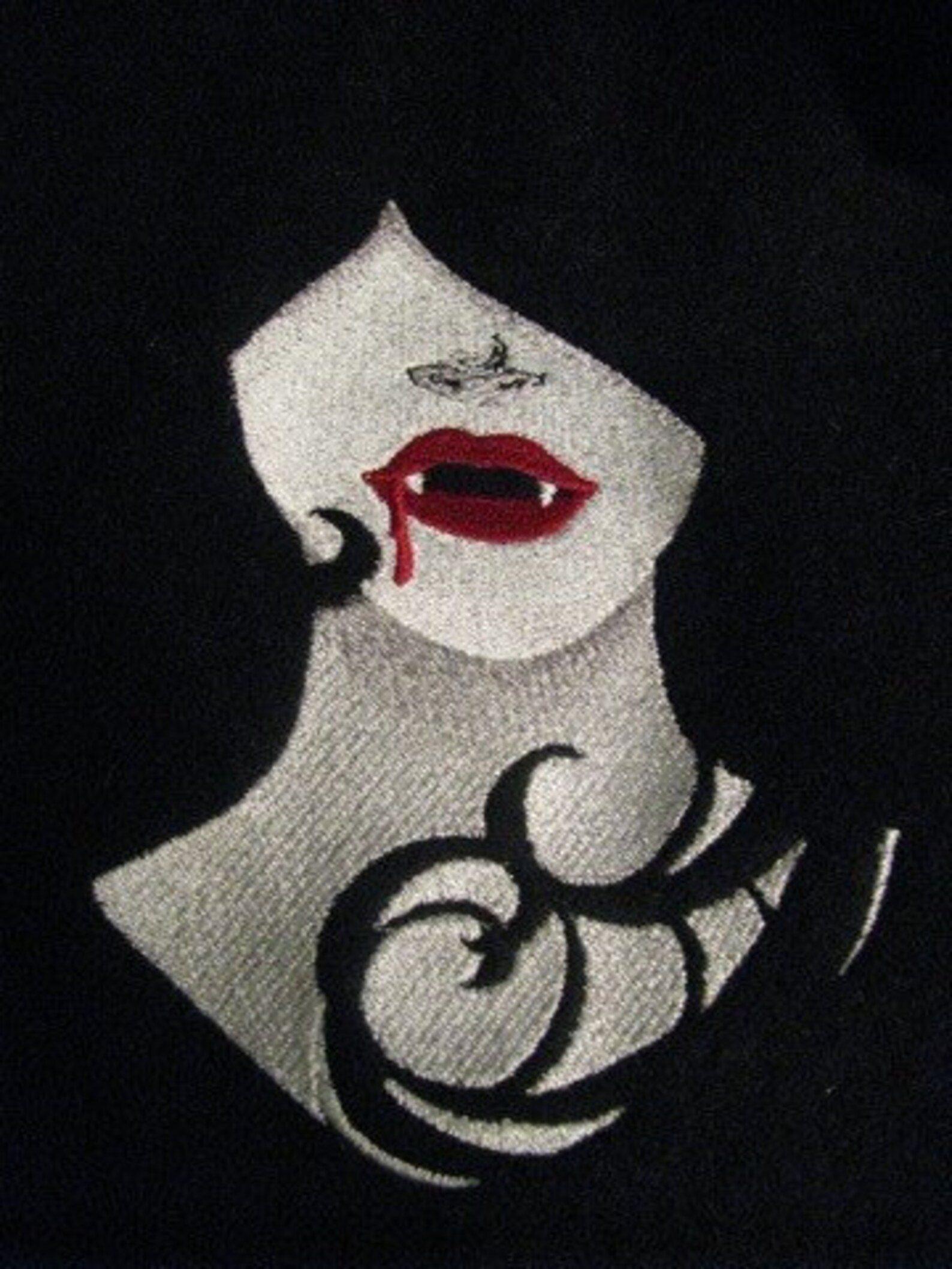 Vampire Bite Me Hooded Scarf With Pockets - Etsy