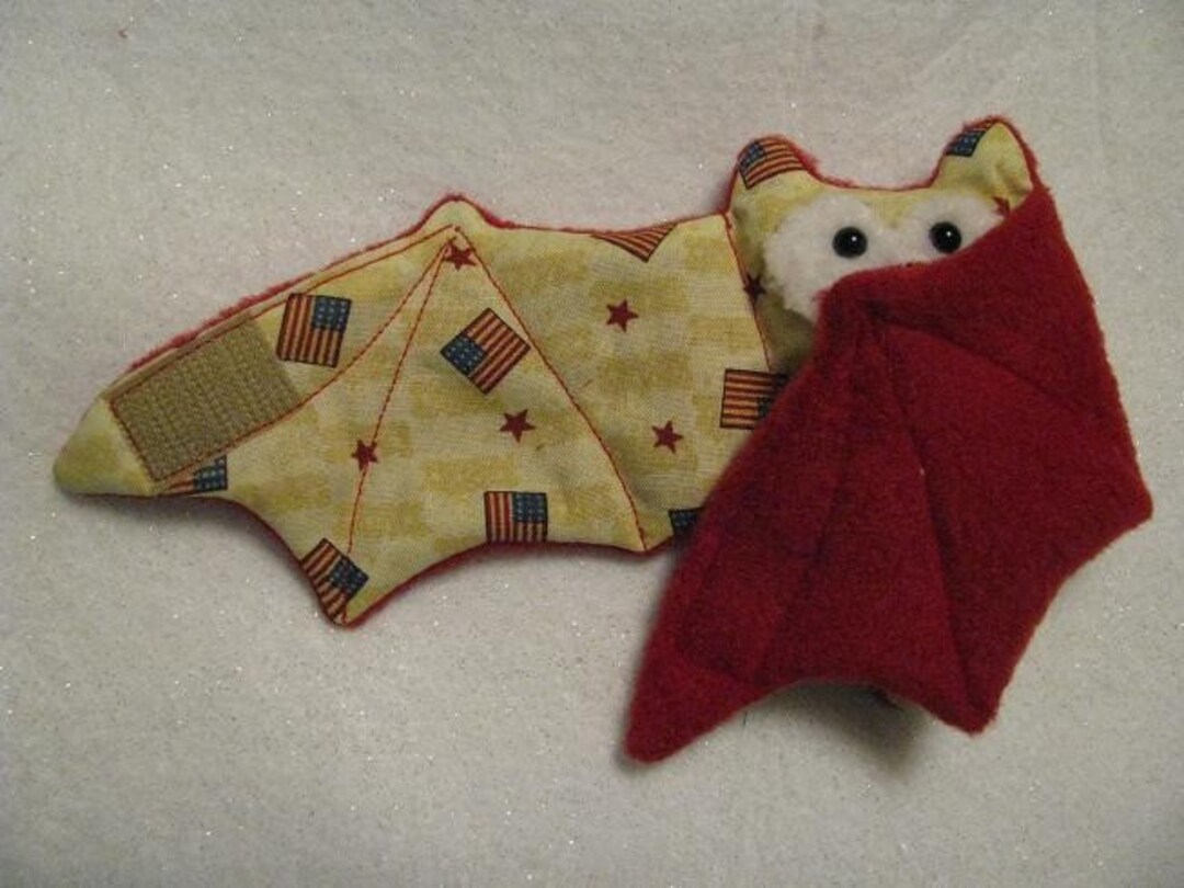 Mini Flags 4th of July Bat Stuffed Animal, Coffee Cozy, Coffee Cup ...