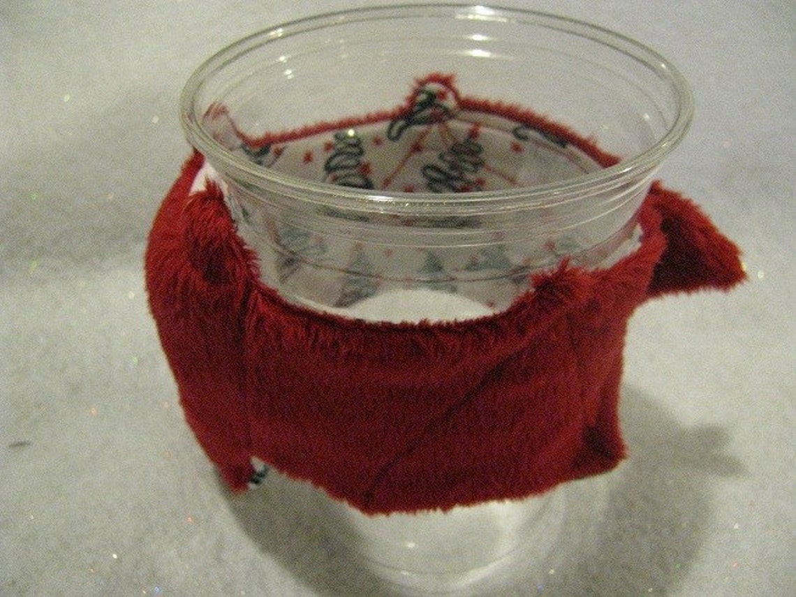 Squiggle Swirl Christmas Tree Bat Coffee Cozy Cup Sleeve - Etsy