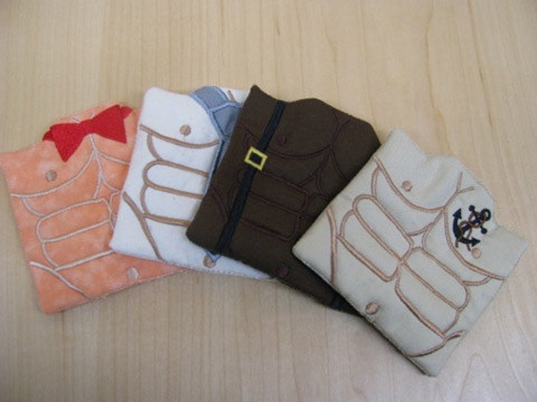 4 Manly Coasters Topless Muscular Men - Etsy