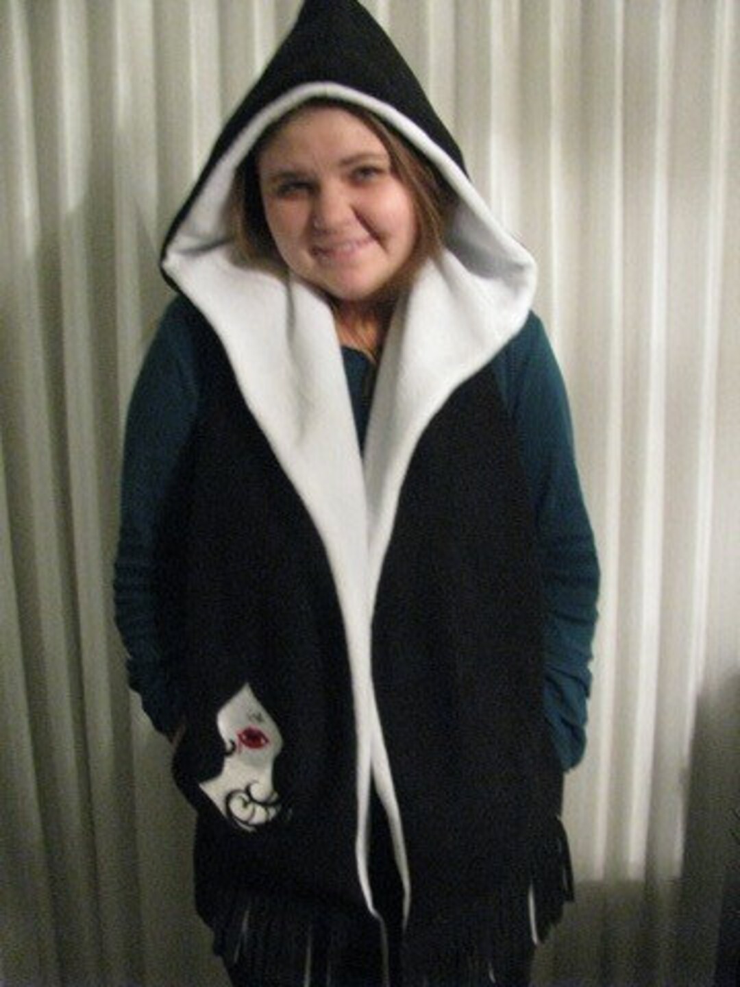 Vampire Bite Me - Hooded Scarf With Pockets - Etsy