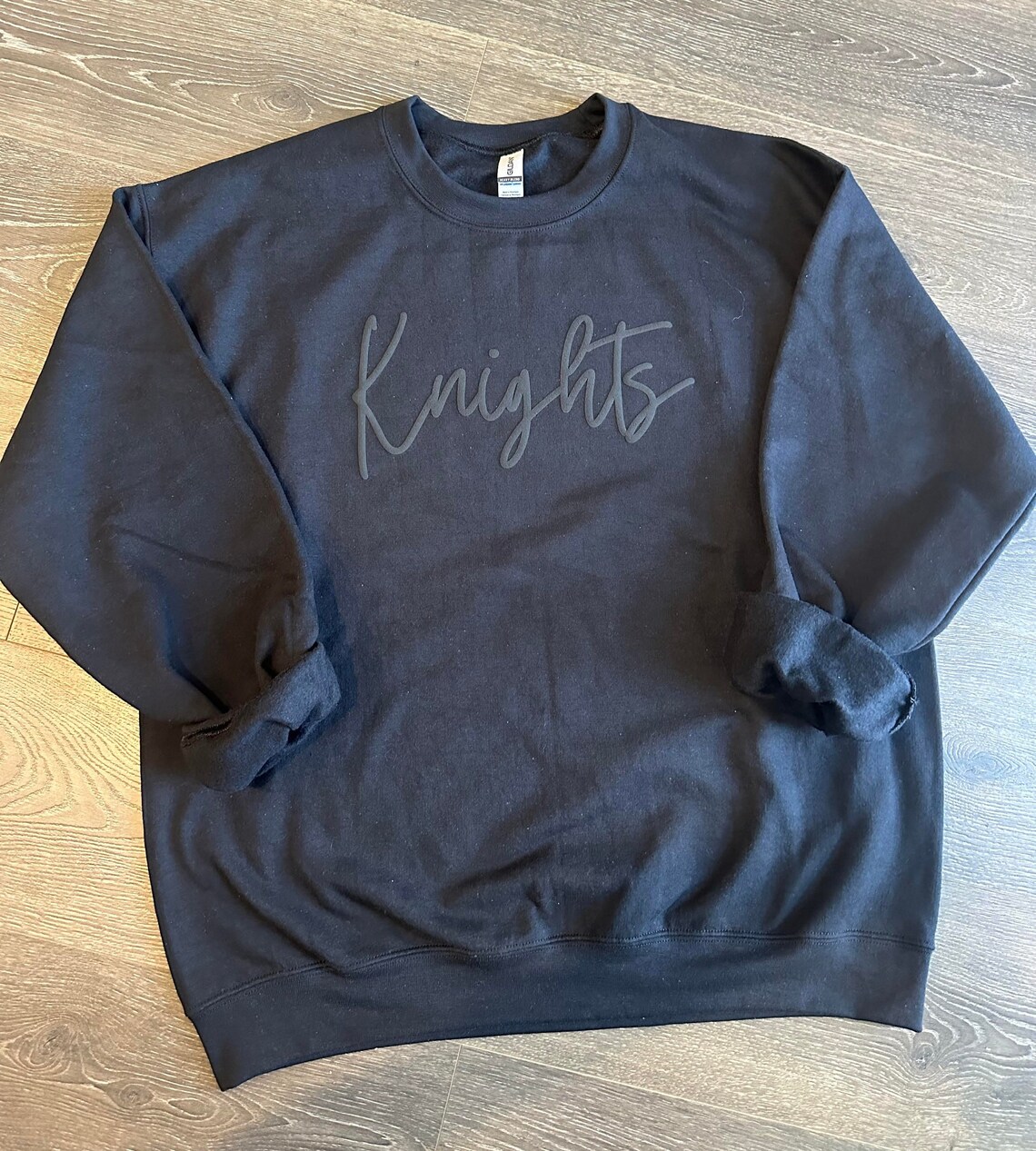 Custom Embossed Team Name Crewneck Sweatshirt - Etsy