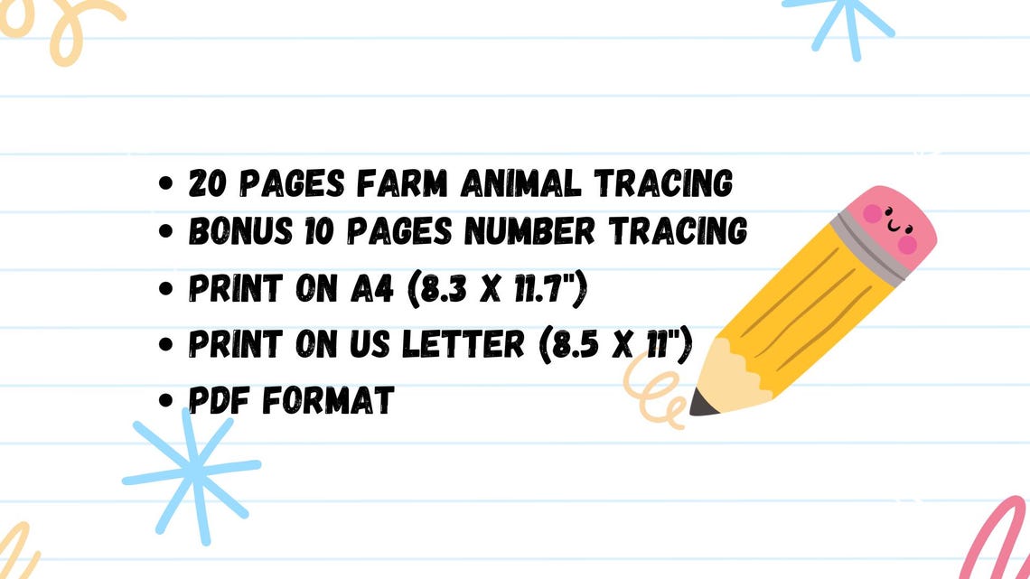 Farm Animals Coloring Pages, Color and Trace, Farm Animal Trace, Farm ...