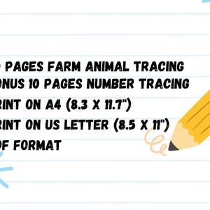 Farm Animals Coloring Pages, Color and Trace, Farm Animal Trace, Farm ...