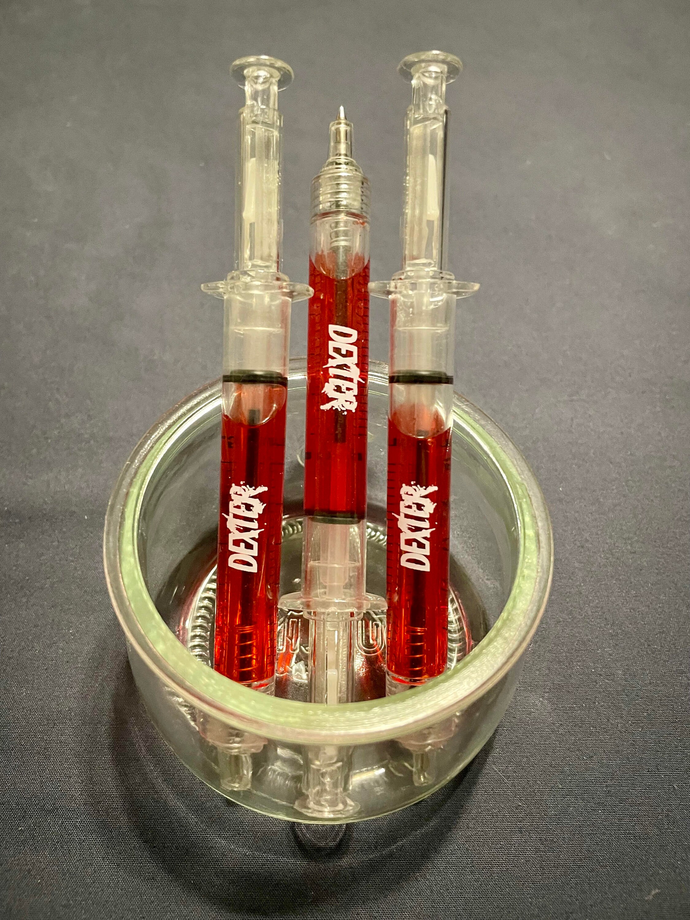 Dexter "blood" Syringe Pens - Etsy
