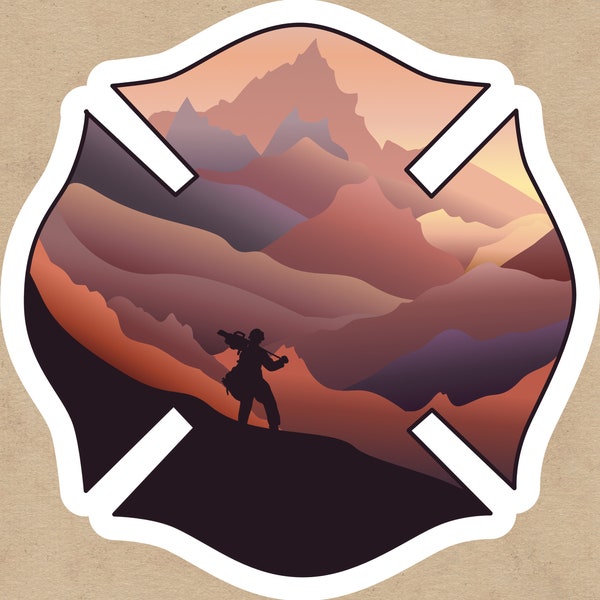 Wildland Fire Decal - Etsy