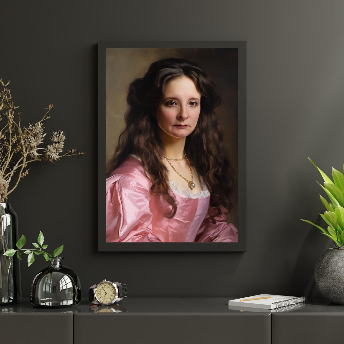 Renaissance Portrait Art Print, Digital Artwork Wall Decor, Vintage ...