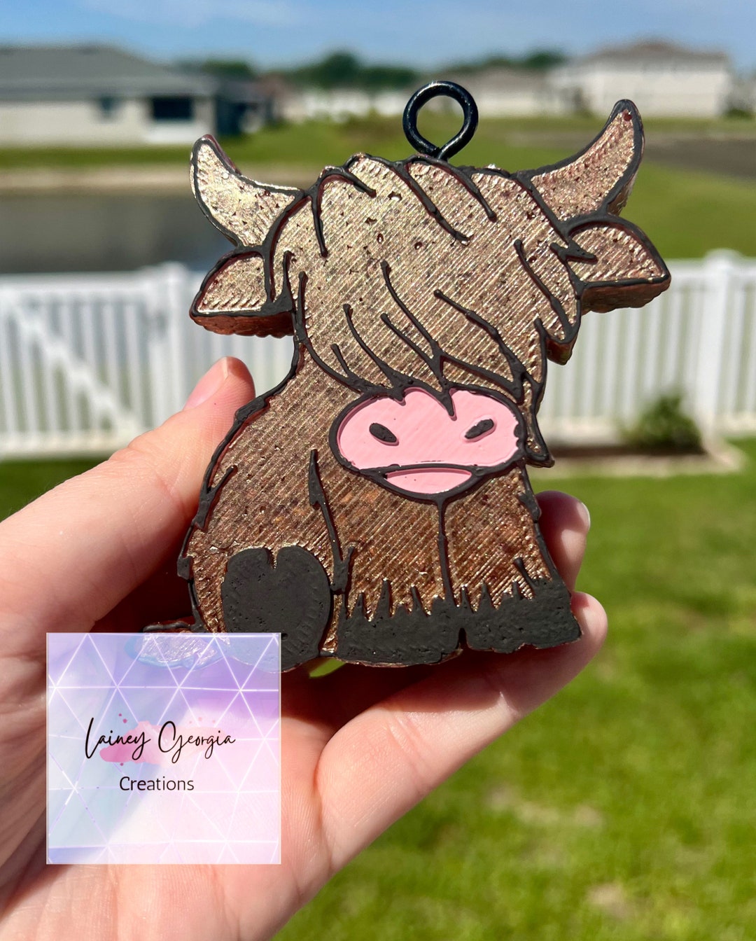 Highland Cow Freshie, Car Freshie, Highland Cow Freshie, Freshy, Car ...