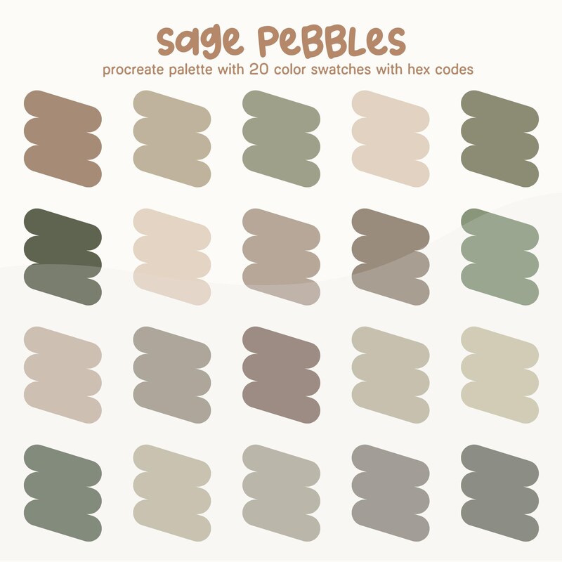 Sage Green Color Palette - Etsy