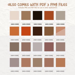 Rust Craze Color Palette Procreate Color Palette Procreate Palette ...