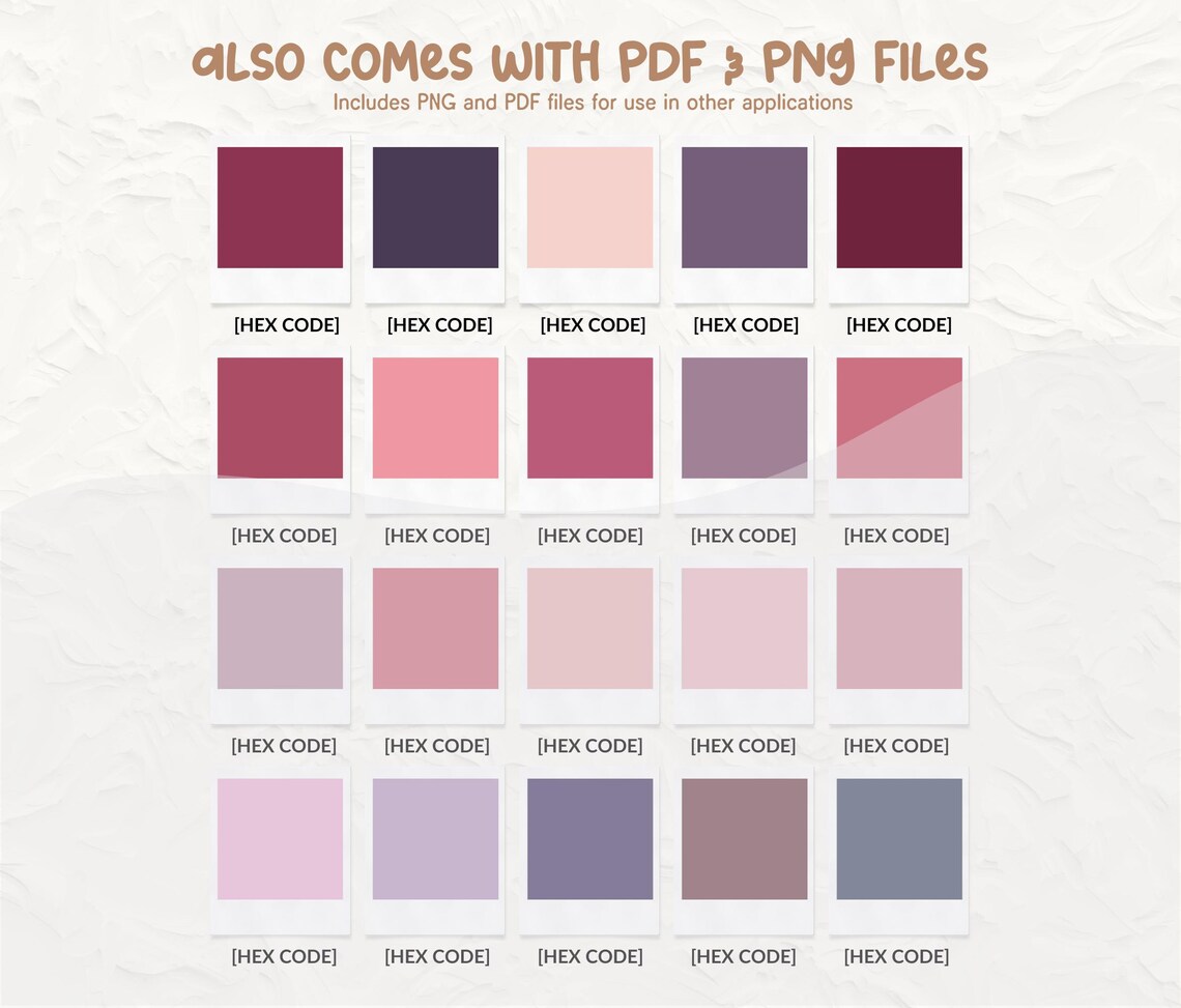 Berry Velvet Color Palette Procreate Color Palette Procreate Palette ...