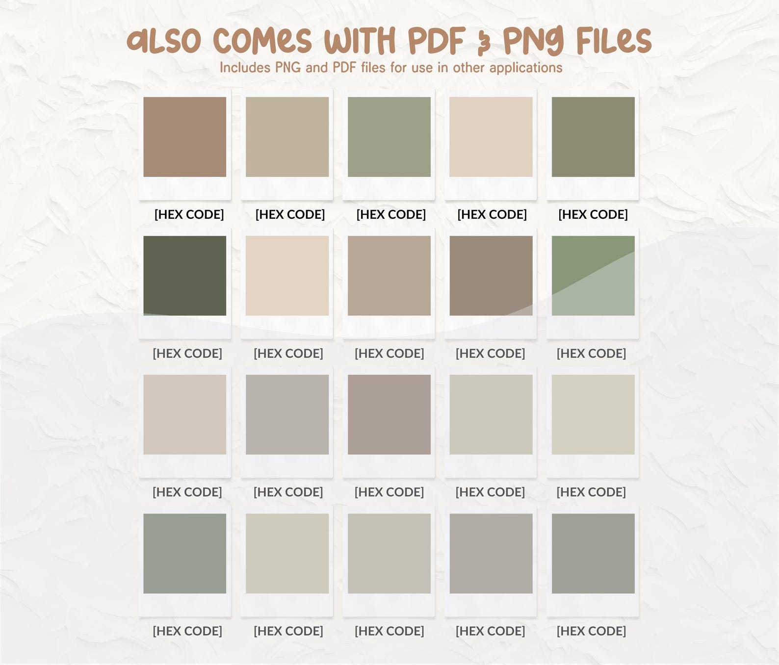 Sage Pebbles Color Palette Procreate Color Palette Procreate Palette ...