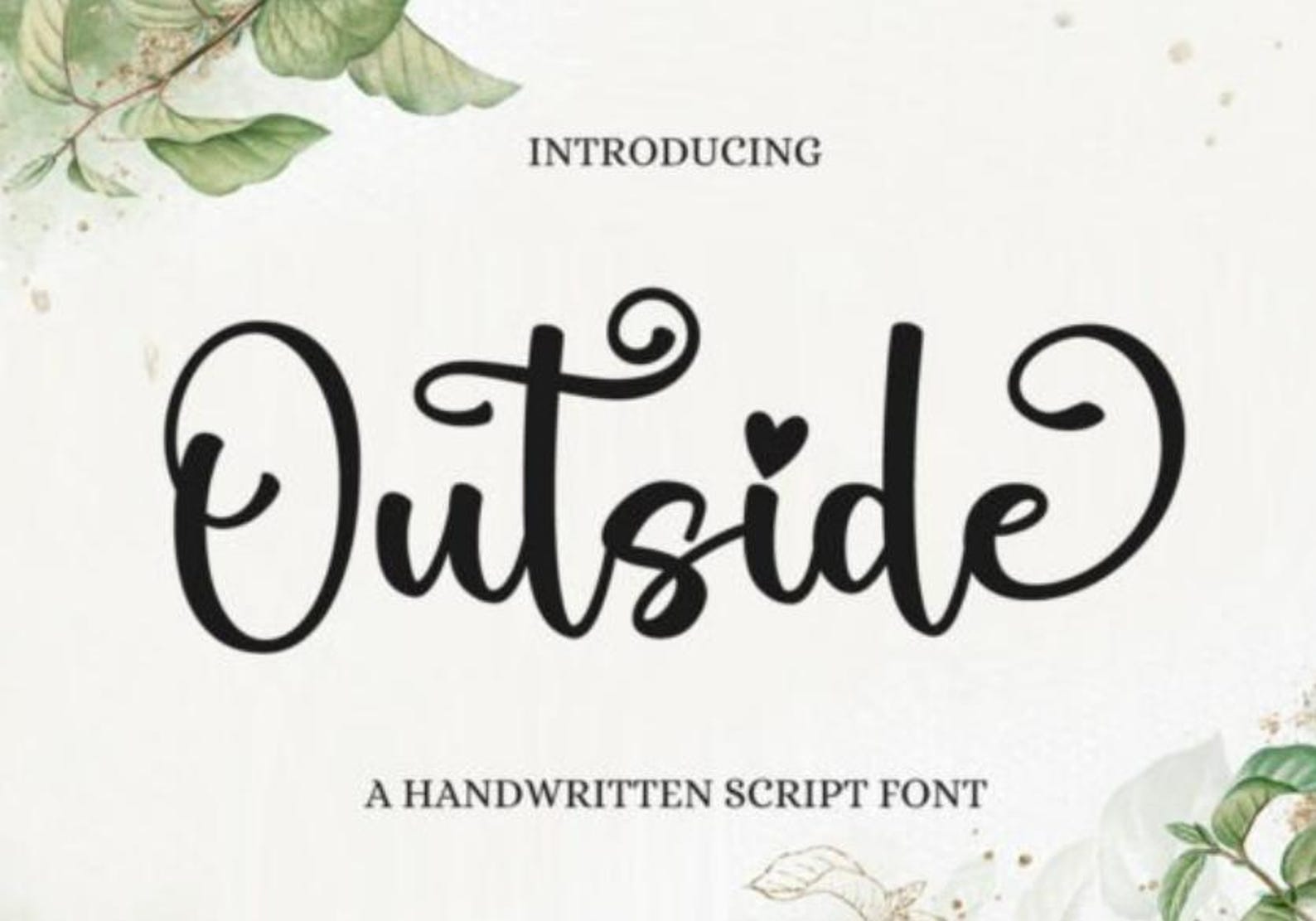 Outside Font, Minimalist Font, Cricut Fonts, Casual Font, Modern Font ...