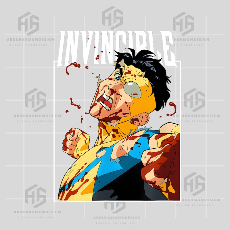 Invincible Costume Mask - Etsy